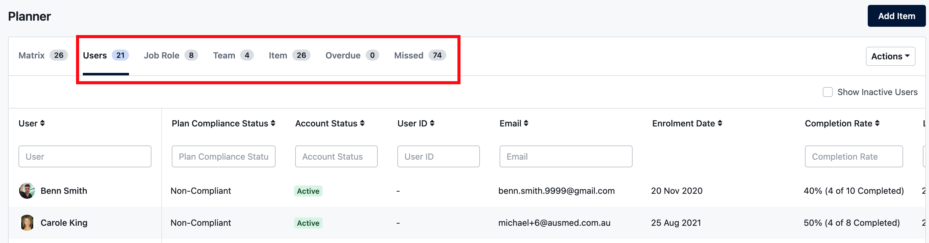 Grant extensions for compliance requirements